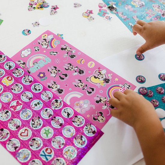Disney Minnie super stickerset XL - 7 stickervellen incl. metallic en ...