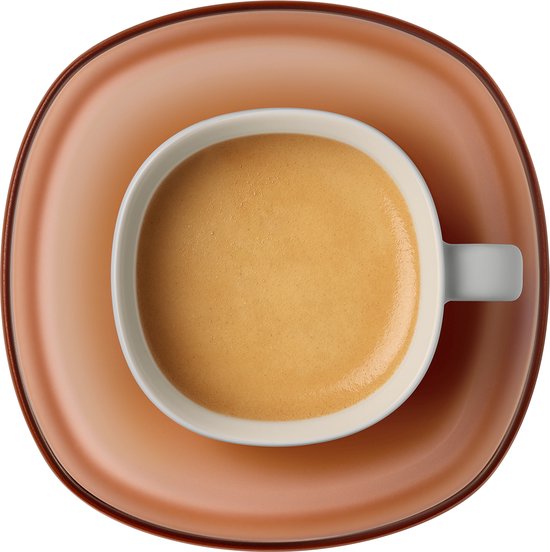 Nespresso Lume Lungo - Set van 2 porseleinen kopjes met schotels | bol