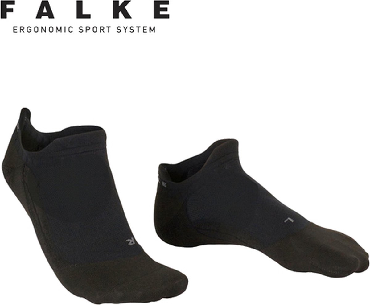 Falke GO2 Invisible Golfsokken Dames, zwart | bol.com