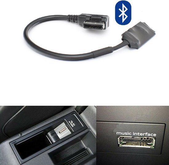 Bluetooth adapter VW MDI - Geschikt voor Volkswagen Golf, Polo, Passat ...