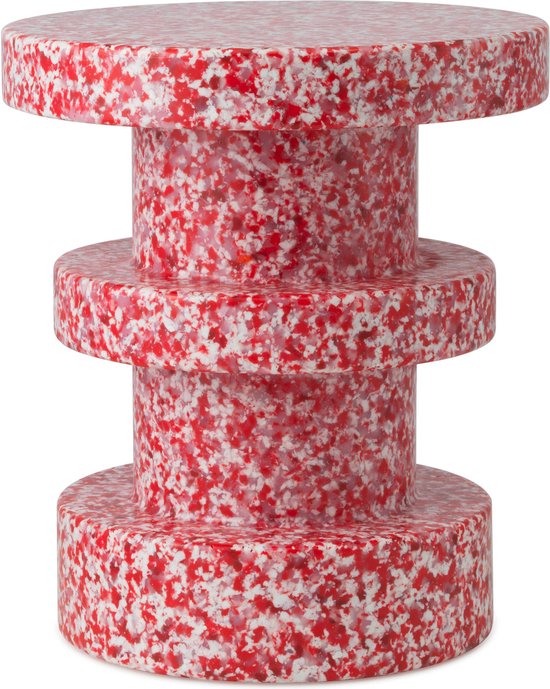 Normann Copenhagen Bit Stool Stack Bijzettafel Rood | bol