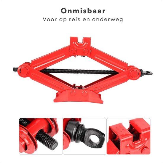 Cheqo® PRO Schaarkrik - Mechanisch - 1500kg - 100mm Tot 350mm ...