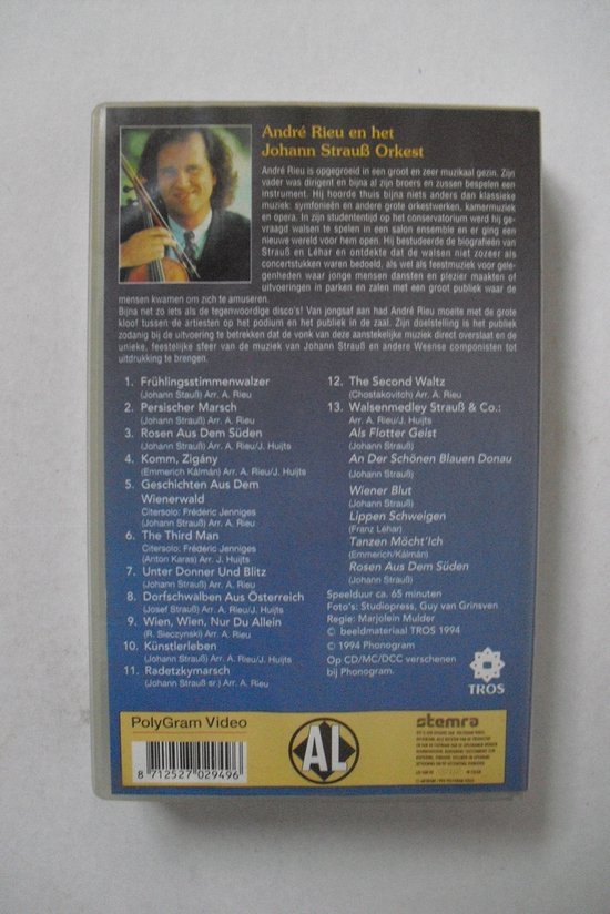 VHS André Rieu Strauss & Co, André Rieu | Muziek | bol.com