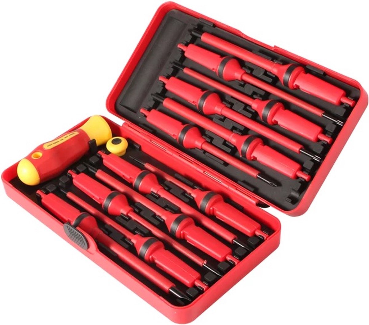 Qixintools Schroevendraaier - set - geïsoleerd volgens VDE - 12 stuks | bol