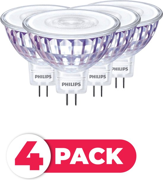Philips 12V Spot LED GU5.3 - 4.4W (35W) - Koel Wit Licht - Niet Dimbaar ...
