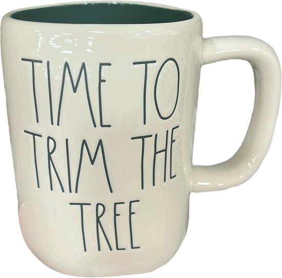 Rae Dunn - kerst mok - beker - Time to trim the tree - decoratie ...