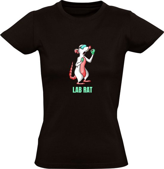 Lab Rat Dames T-shirt | Laboratorium | Analist | Wetenschap | Onderzoek ...
