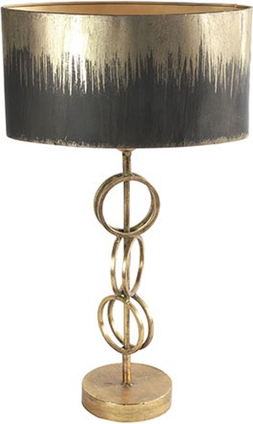 Tafellamp goud - E27 - L15B35,5H61CM | bol.com