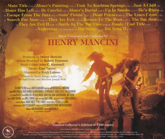 Nightwing (Original Soundtrack), Henry Mancini | Muziek | bol