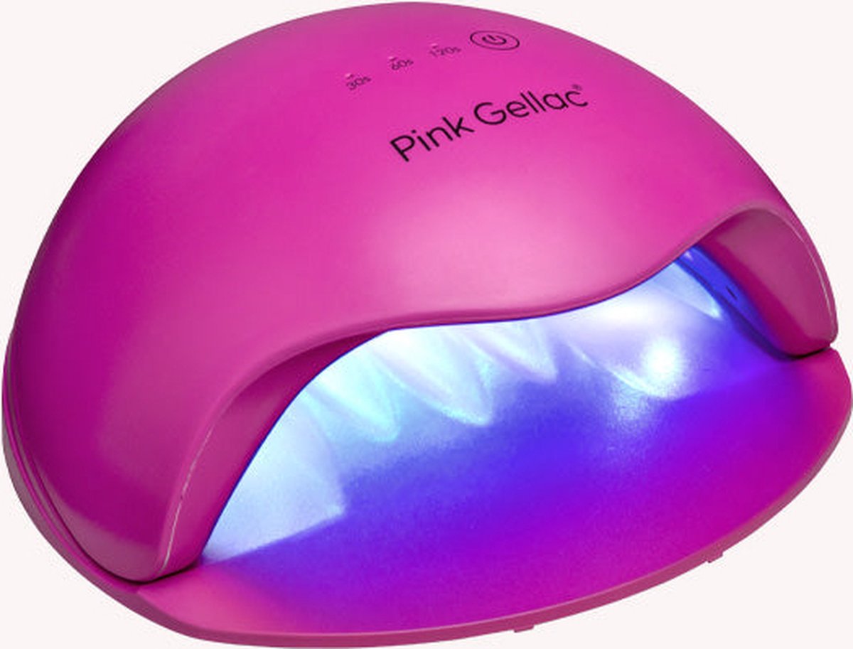 Pink Gellac - Pro LED Lamp - Nageldroger voor gellak - Hot Pink - Met ...