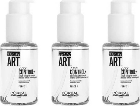 L'Oréal Tecni Art Liss Control Plus Serum 3 x 50ml | bol