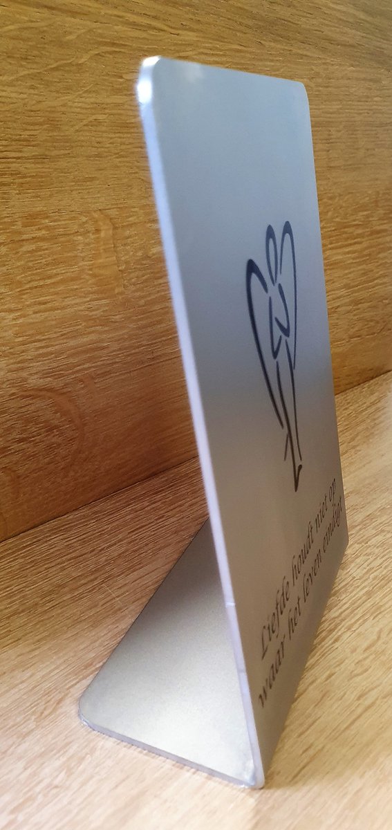 RVS “Engel” Rouwdecoratie, grafornament, grafdecoratie, aandenken | bol