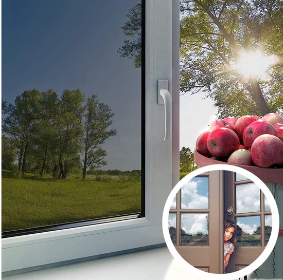 Raamfolie - Plakfolie Anti inkijk Zelfklevend en Isolerend Statisch | bol