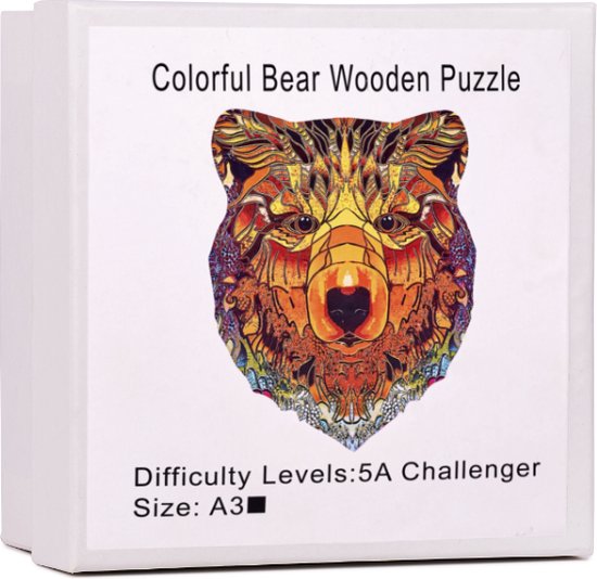 Beer A3 Houten Legpuzzel Houten Puzzel voor Volwassenen - Jigsaw ...