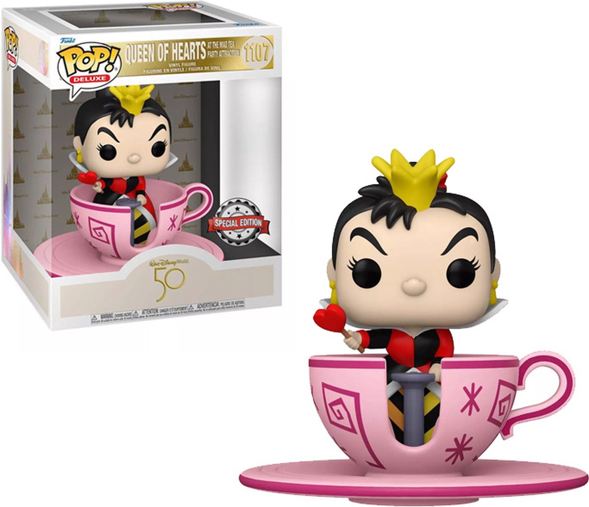 Pop! Deluxe: Walt Disney World 50th - Queen of Hearts at the Mad Tea ...