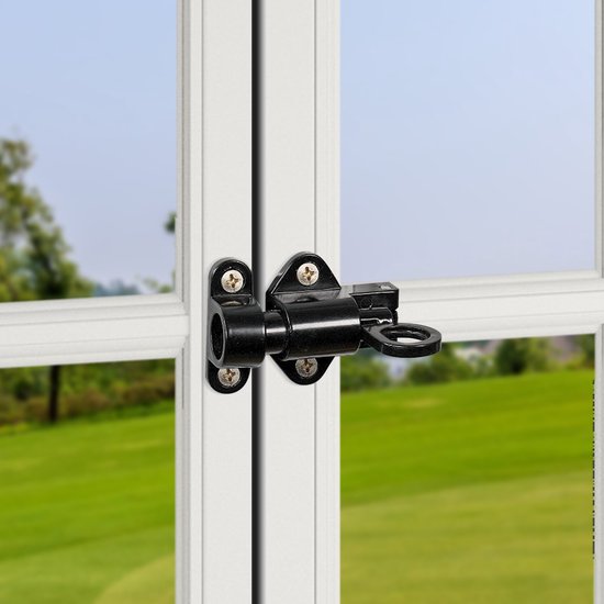 Raamsluiting - zwart - klein (per 2 stuks) | bol