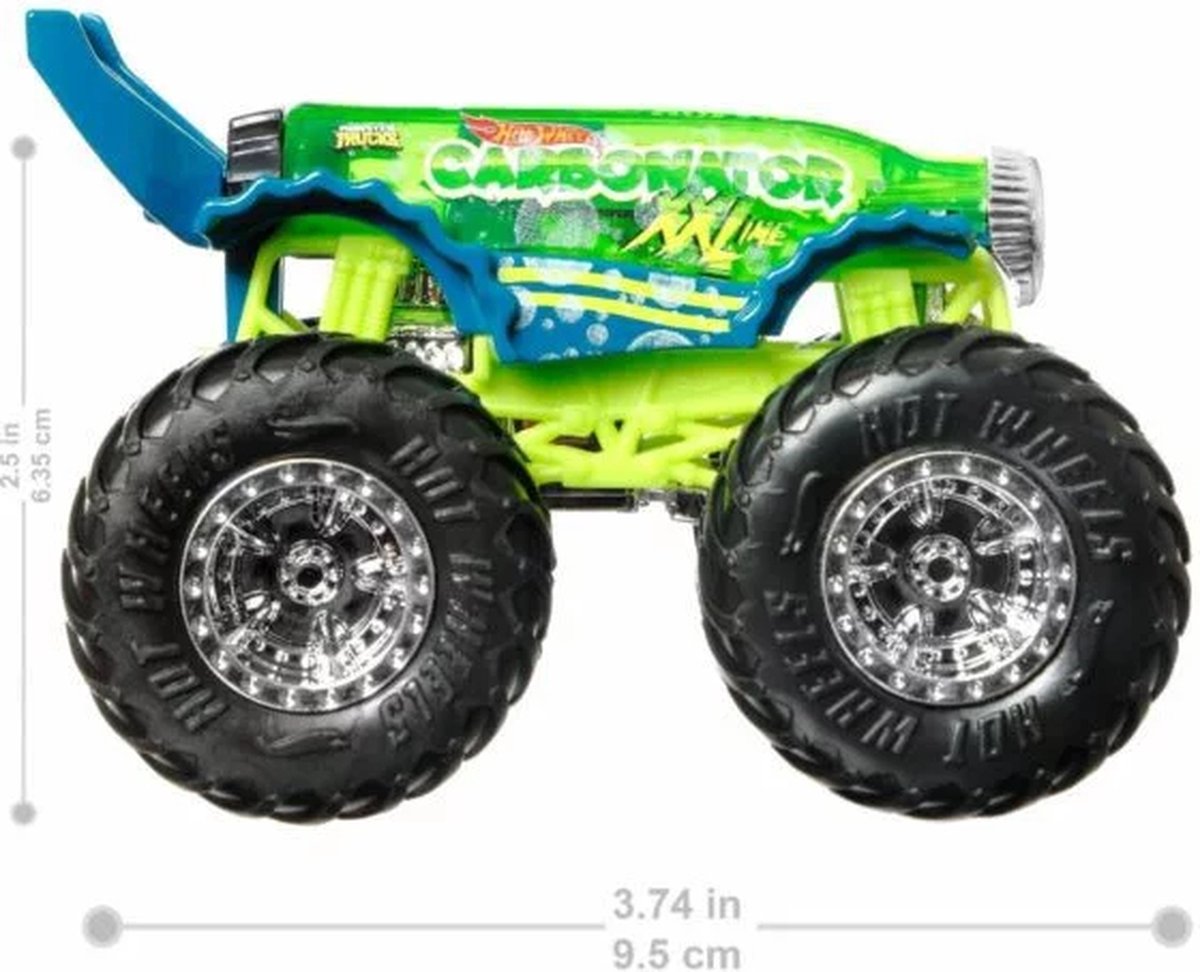 Hot Wheels Monster Jam truck Carbonator XXL - monstertruck 9 cm schaal ...