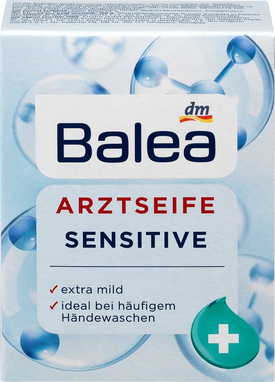 Balea Dokterszeep gevoelig, extra milde zeep, 100 g | bol.com