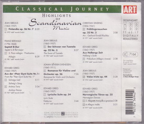 Highlights of Scandinavian music - Classical Journey - Diverse ...