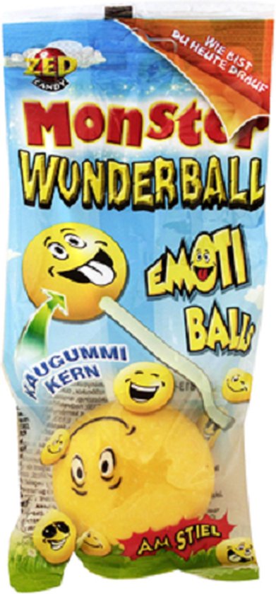Monster Wunderball Emoti 15 stuks van 80 g 1,2 kg pak | bol.com