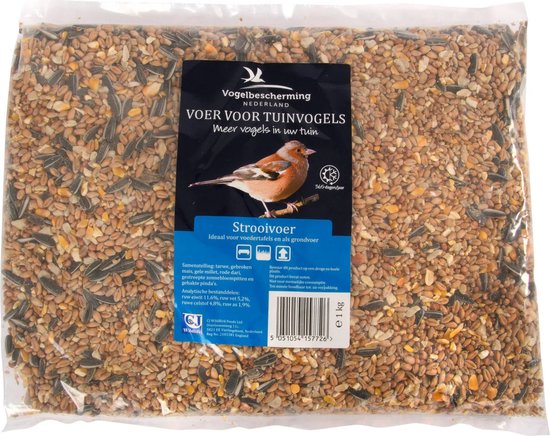 Strooivoer start set - Vogelvoedersilo + 5 kilo strooivoer | bol