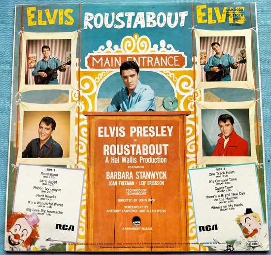 Elvis Presley - Roustabout (1964) LP = als nieuw, Elvis Presley ...