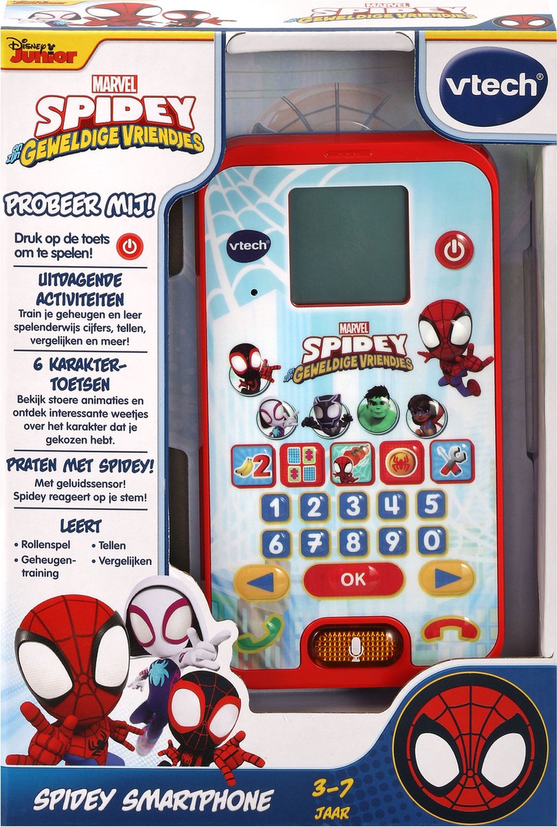 VTech Spidey Smartphone - Educatief Speelgoed - Gadgets voor Kinderen ...