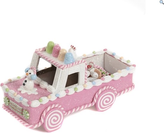 Goodwill - Candy truck - 17,5 cm - roze/wit | bol.com