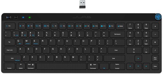 JLAB JBuds Draadloos Toetsenbord - Verbinden via Bluetooth of USB ...