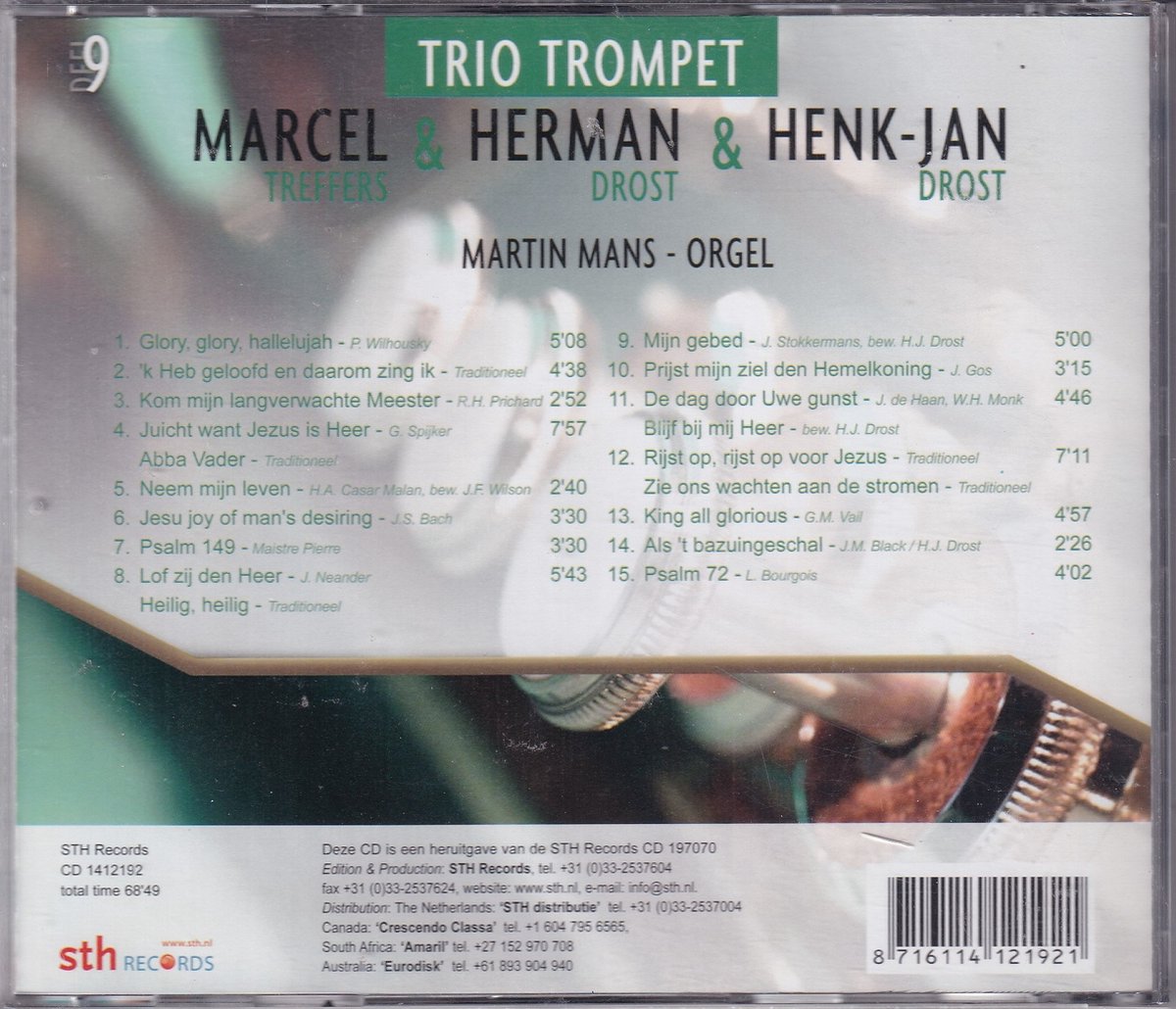 Trio Trompet - Marcel Treffers, Herman Drost, Henk-Jan Drost, Marcel ...