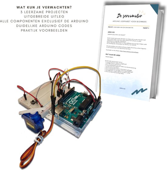 Aansturen van een servomotor voor beginners: Pakket 3 - [servomotor ...