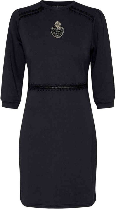 Vive Maria Korte jurk -L- Holy Heart Sweat Zwart | bol