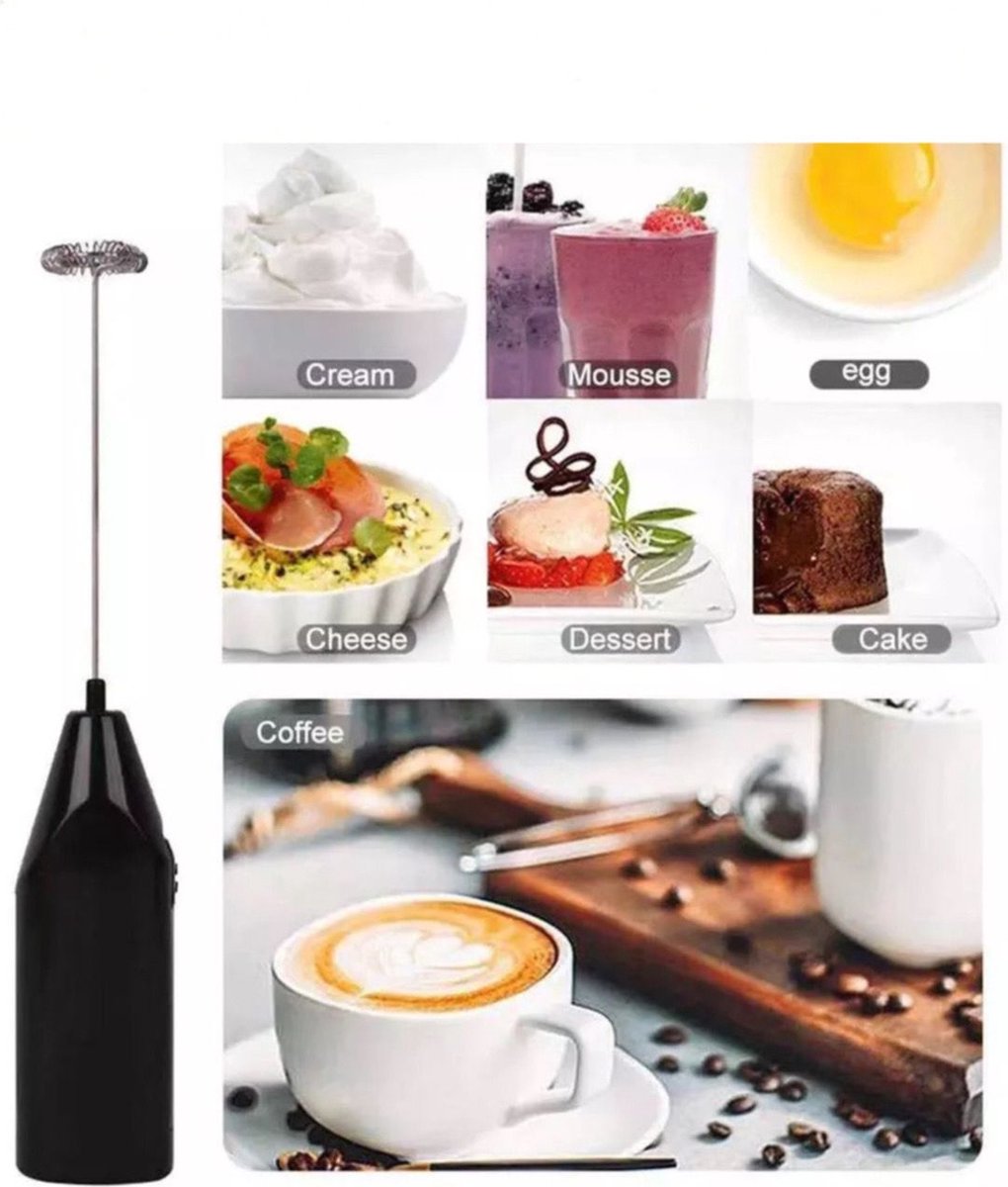 Melkopschuimer – melk opschuimer - Elektrische Melkopschuimer - Handmatige... | bol