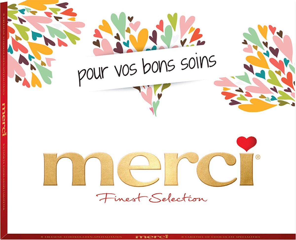 merci barres de chocolat avec inscription "merci pour vos bons soins ...