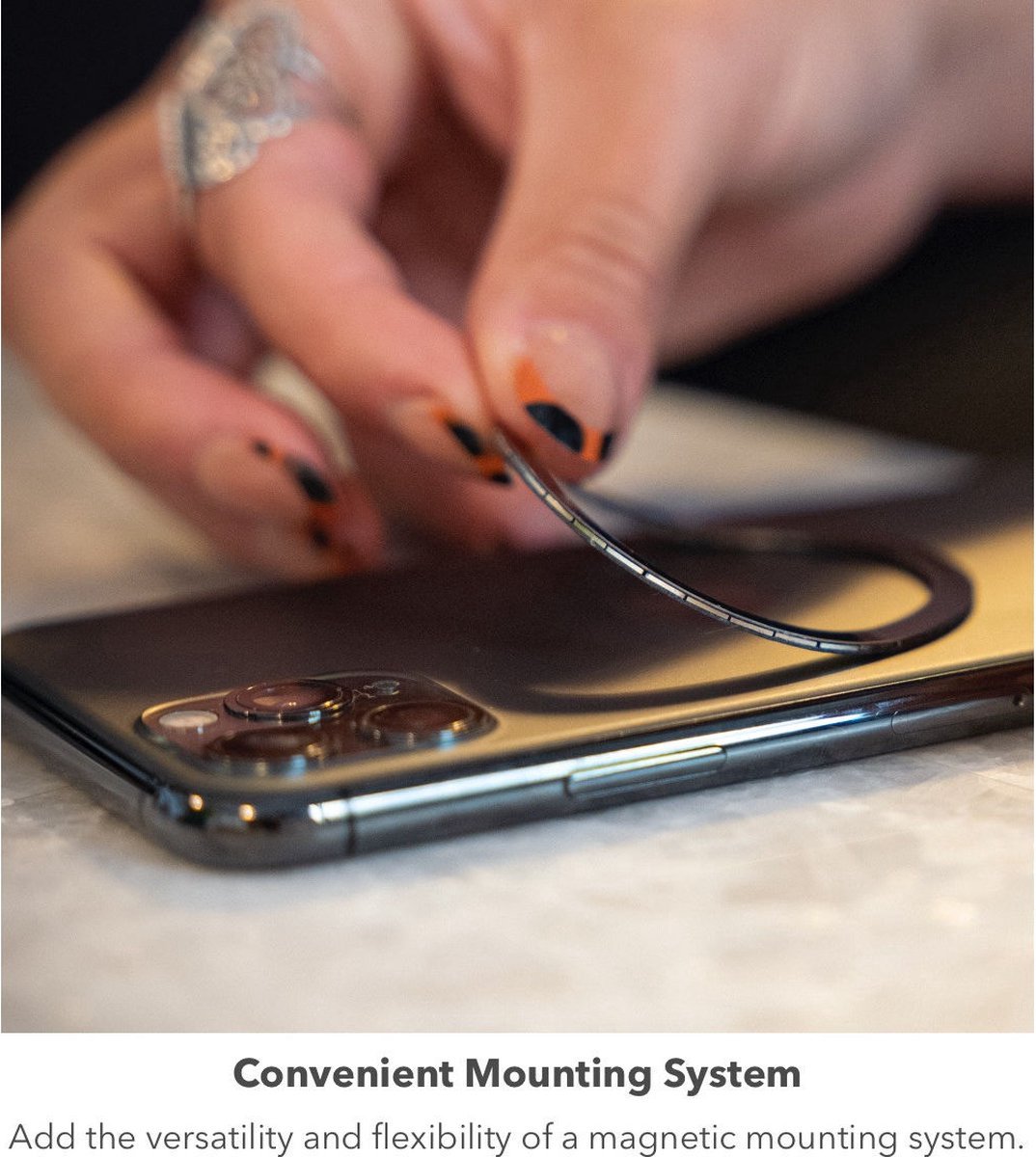 Universele MagSafe Magneet Platen (Zwart) (1 stuk) - Voor Draadloze ...