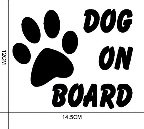 Dog on board autosticker | bol