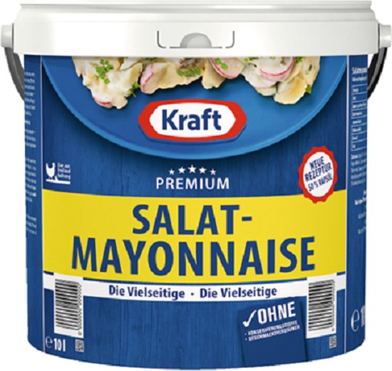 Kraft slamayonaise classic 50% vet - 10.00 kg emmer | bol