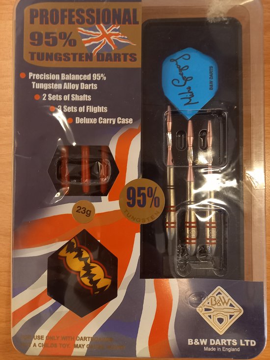B&W Darts Mike Gregory 24 gram - Professionele dartpijlen | bol