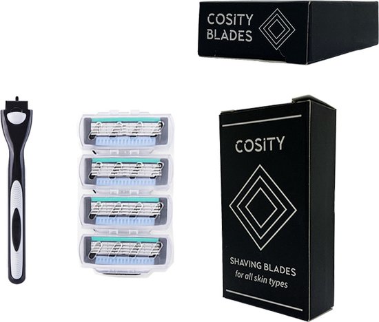 Cosity Blades - Universeel scheersysteem + 8 mesjes - Geschikt voor ...