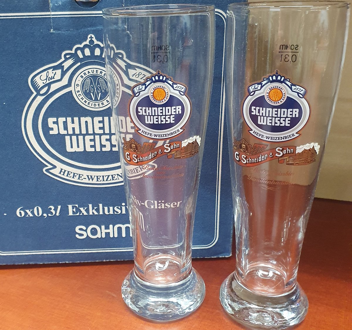 Schneider Weisse Luxe Bierglas, 30cl. - 6 stuks | bol.com