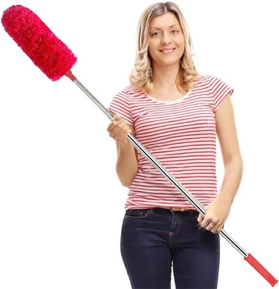 Huishoudelijke uitschuifbare stofdoek, met 30-104 inch telescopische ...