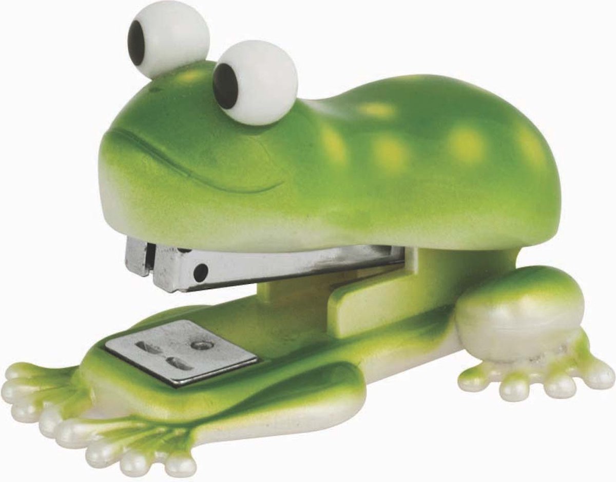 ByBas - Mini Nietmachine - Kikker - Groen | bol.com