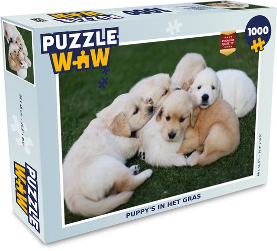 Puzzel Dieren - Puppy's - Honden - Legpuzzel - Puzzel 1000 stukjes ...