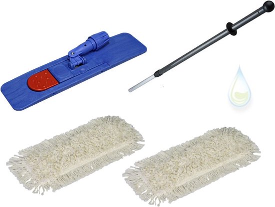 Dweil / Dweilsysteem / Mop set met dweilstok / Vloermop met ...