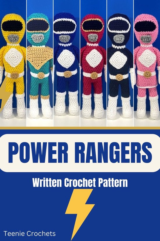 Power Rangers Crochet Patterns (ebook), Teenie Crochets | 1230005853595 ...
