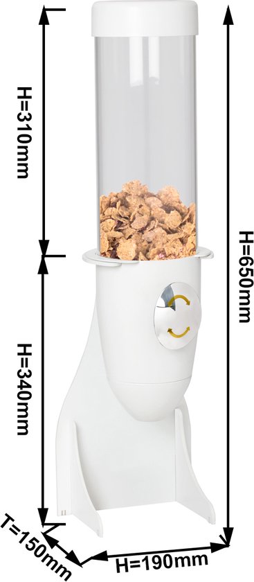 Cornflakes dispenser | GGM Gastro | bol