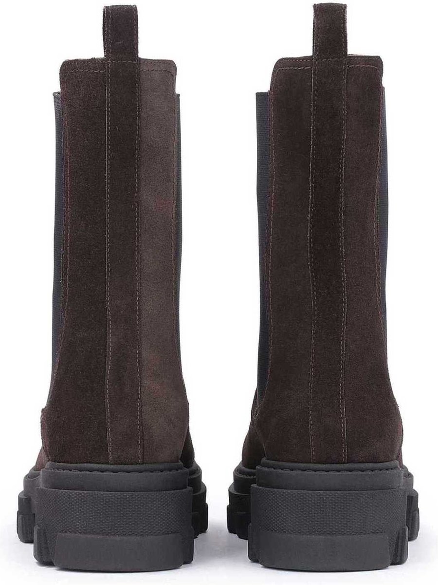 Donkerbruine enkellaarsjes voor dames | bol.com