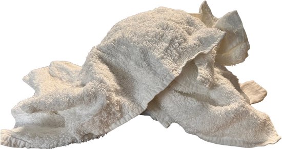 Badstof Poetsdoeken - Wit - Absorberend - 10 Kg | bol