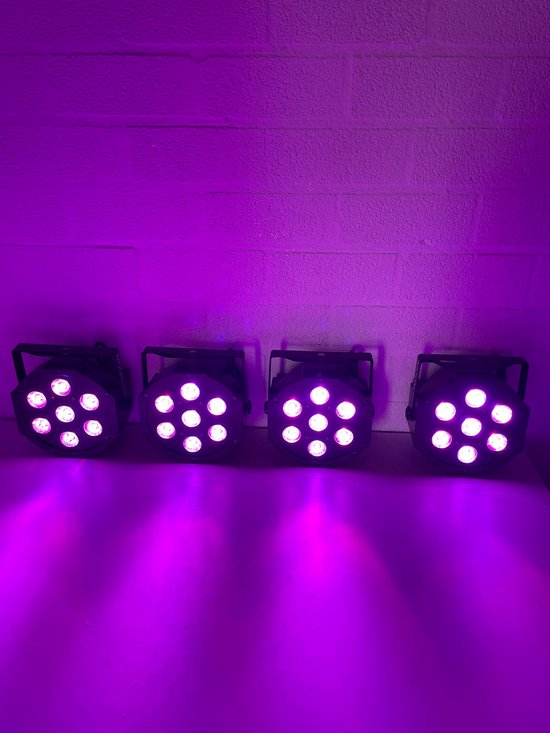 Led par spot set High-power 7x15W RGBW-UV | bol