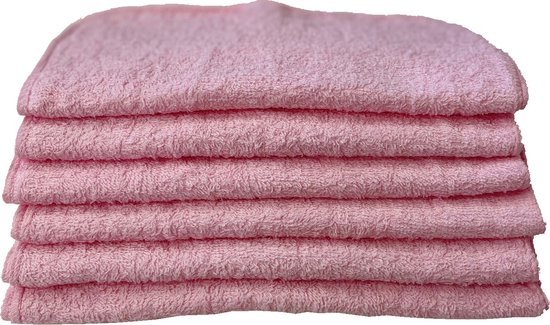 Set van 12 spuugdoekjes / monddoekjes roze | bol.com